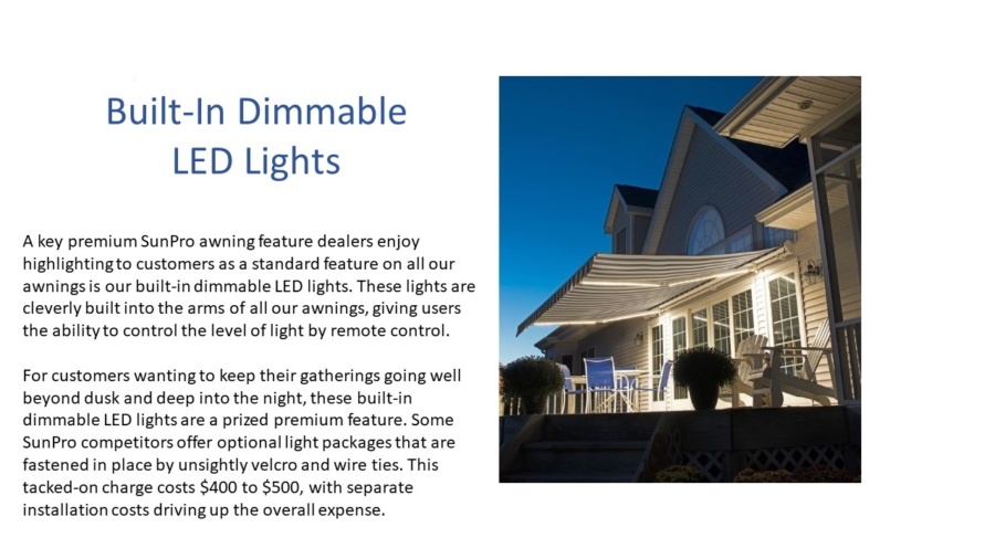 SunPro Retractable Awnings – Eddy Storm Protection